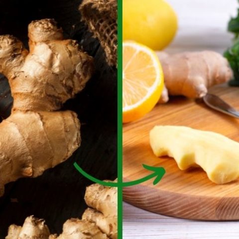 Kitchen tips : How to peel ginger easily | Best way to cut, minced and ...