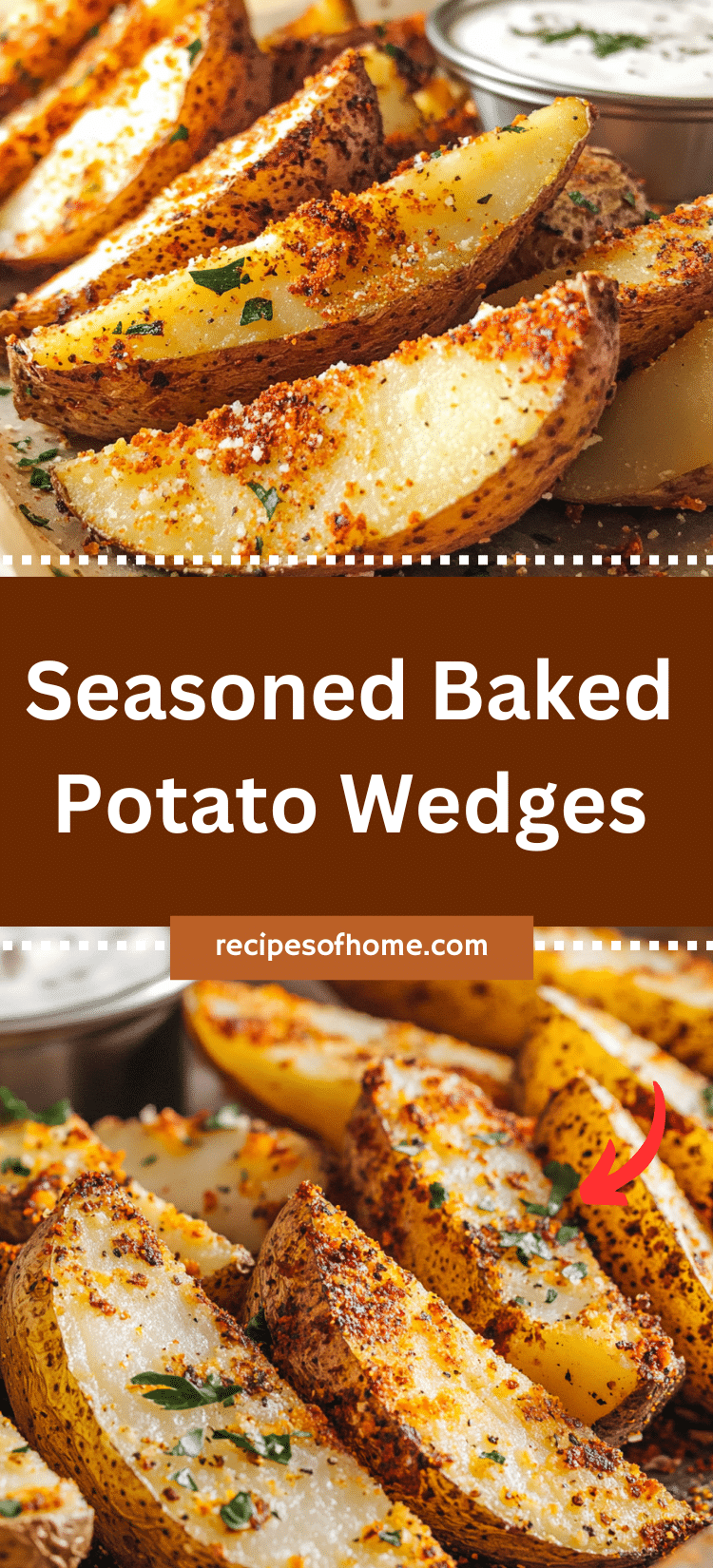 Seasoned Baked Potato Wedges