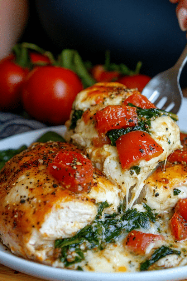 Spinach Stuffed Chicken Breast