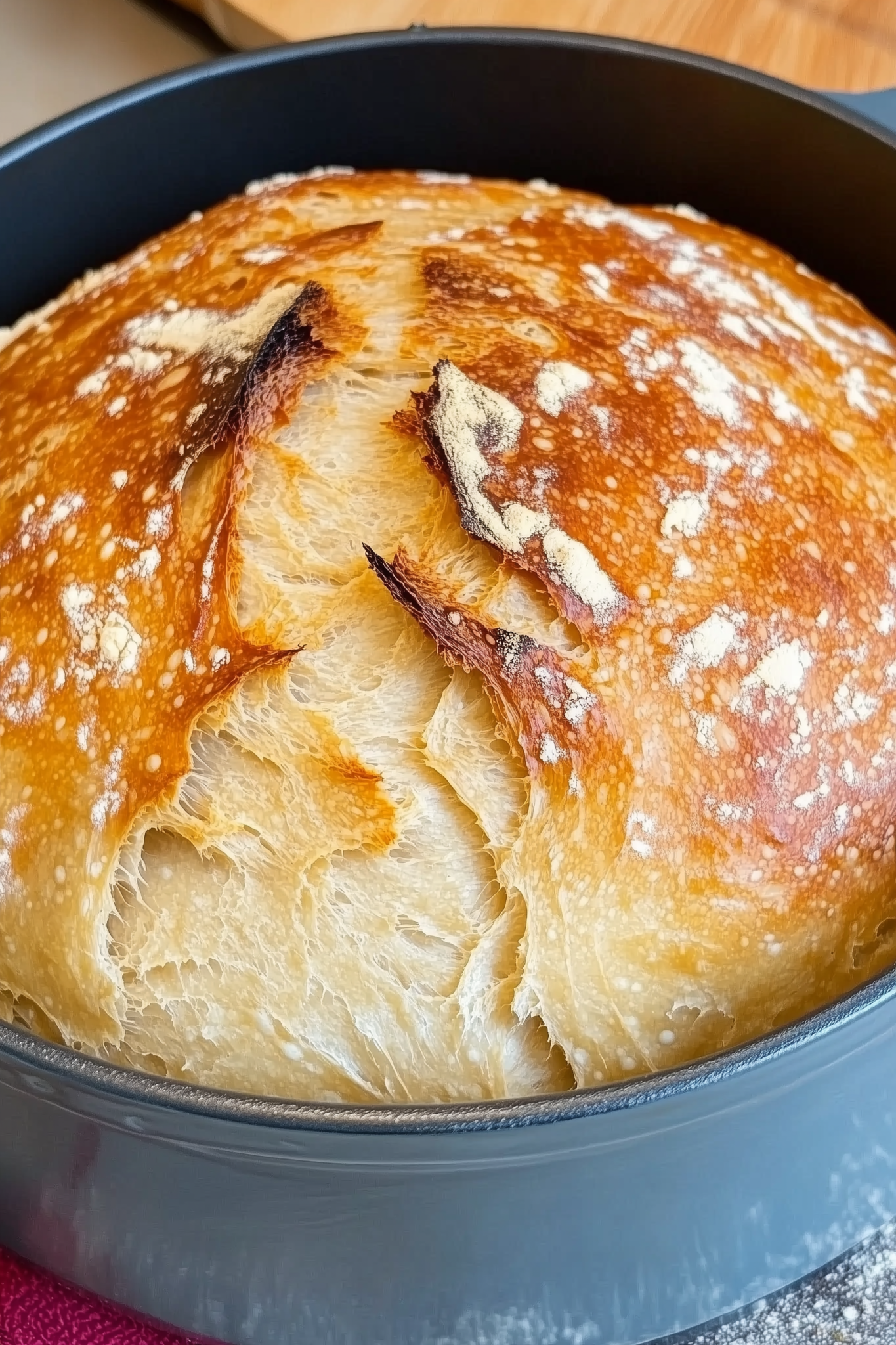 Easy Dutch Oven No Knead Bread