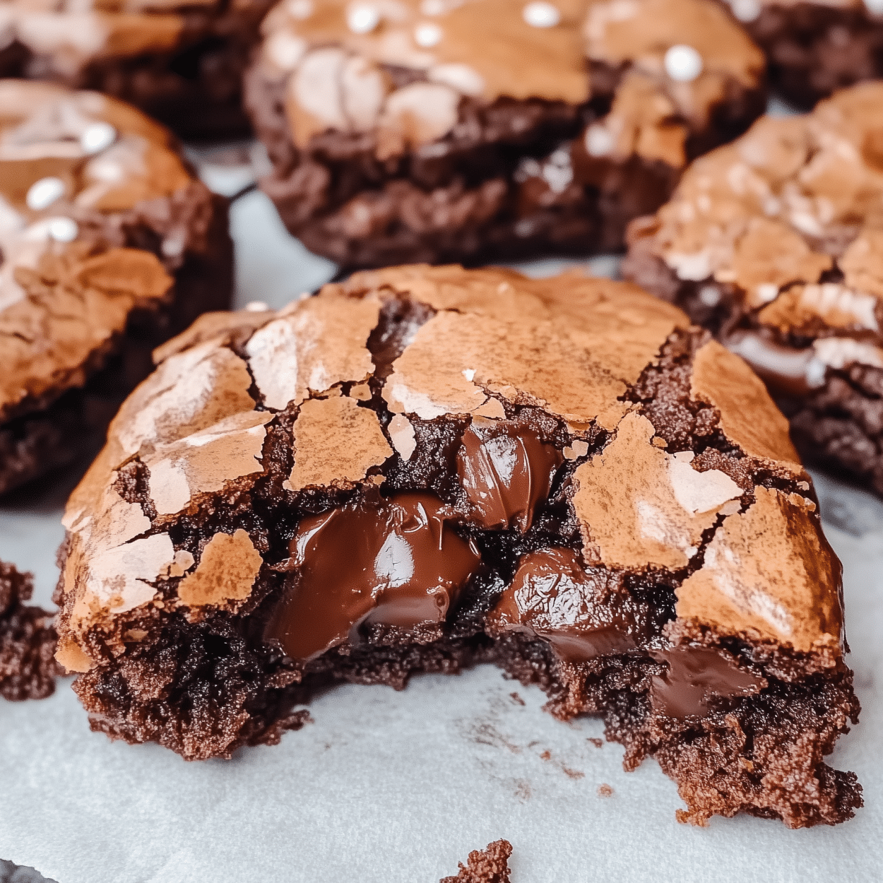 Fudgy Chewy Browkies (Brookies)