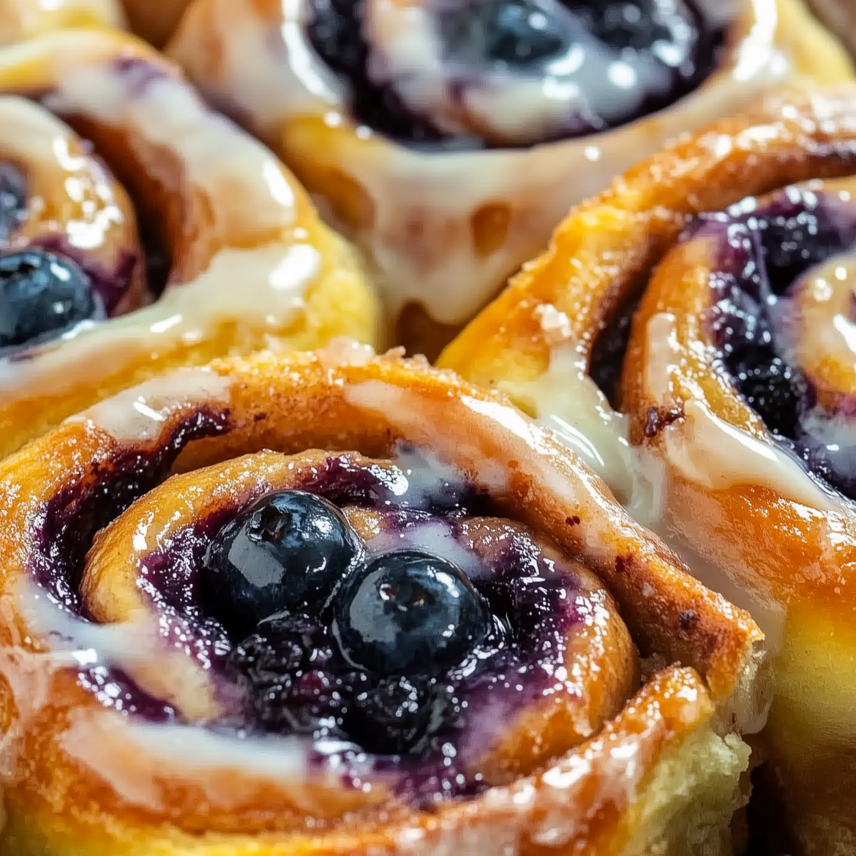 Blueberry Cinnamon Rolls