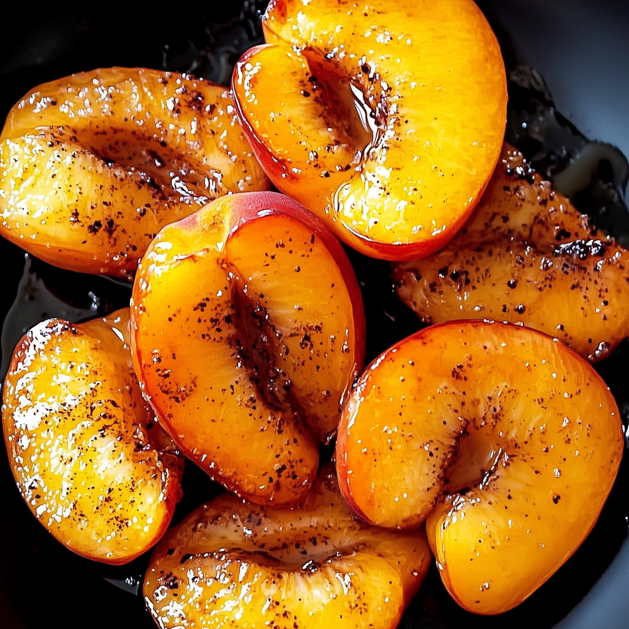 Pan Fried Peaches