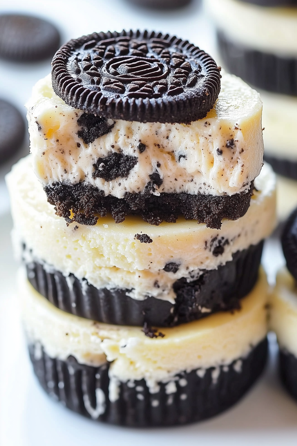 Mini Oreo Cheesecakes