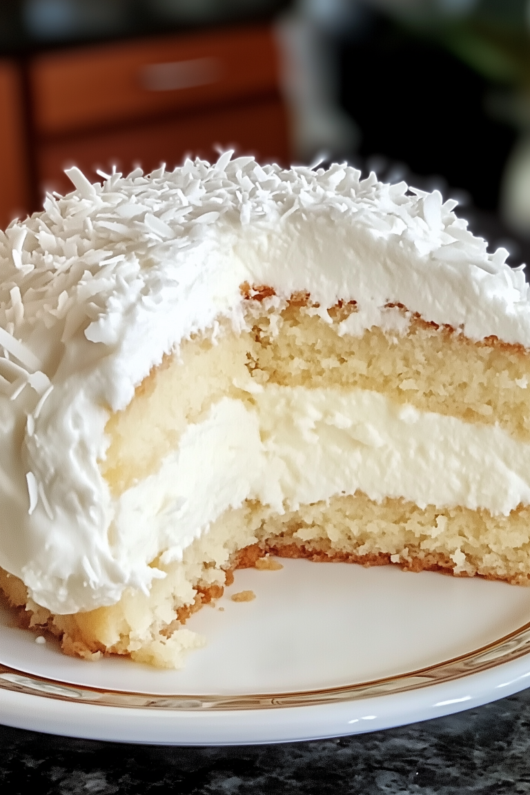 Coconut Cloud Cake