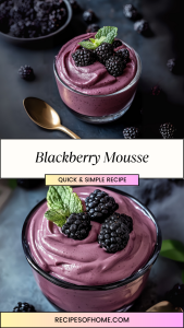 Blackberry Mousse