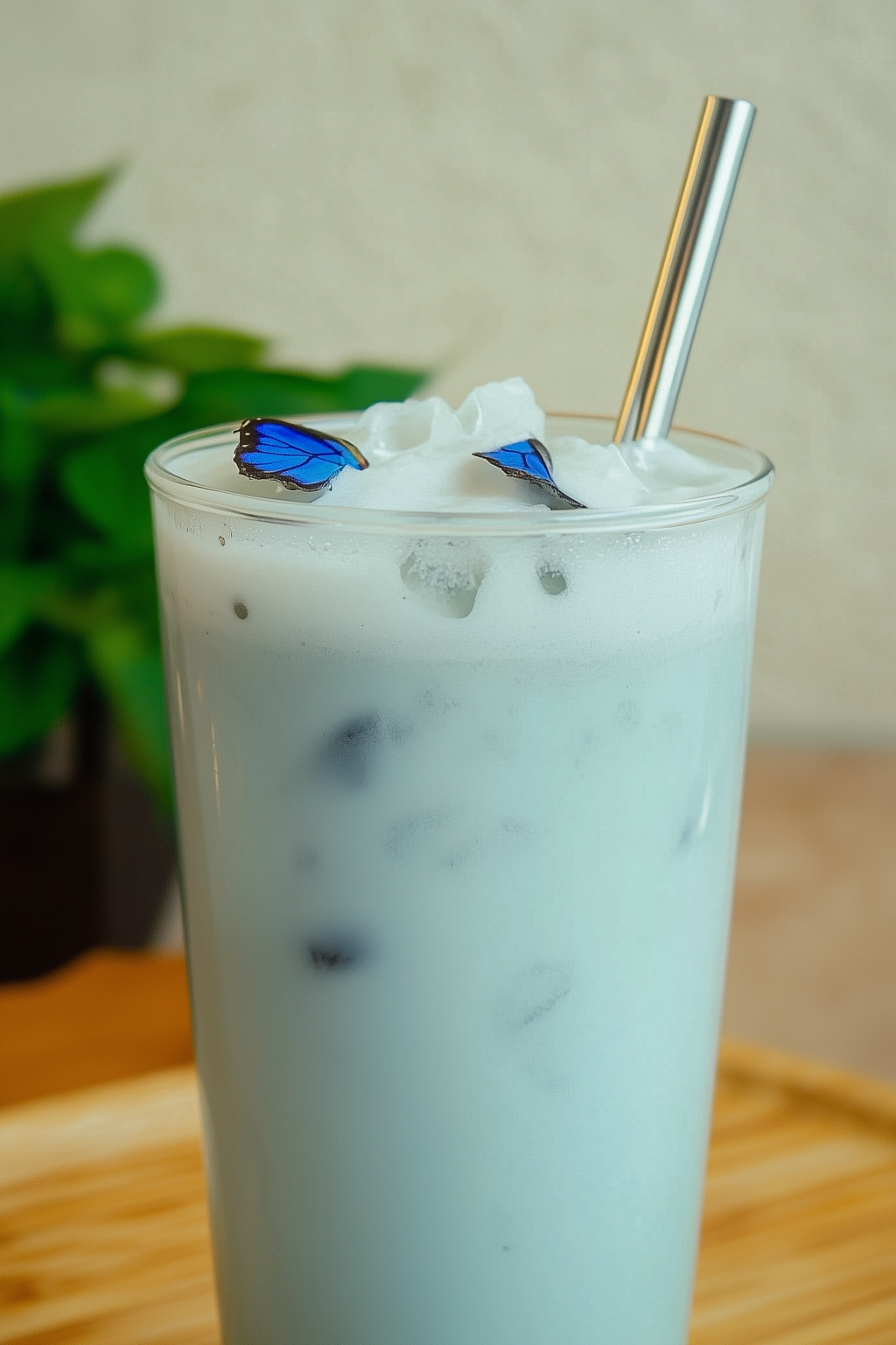 Butterfly Pea Milk Tea