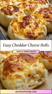 Homemade Cheddar Cheese Rolls