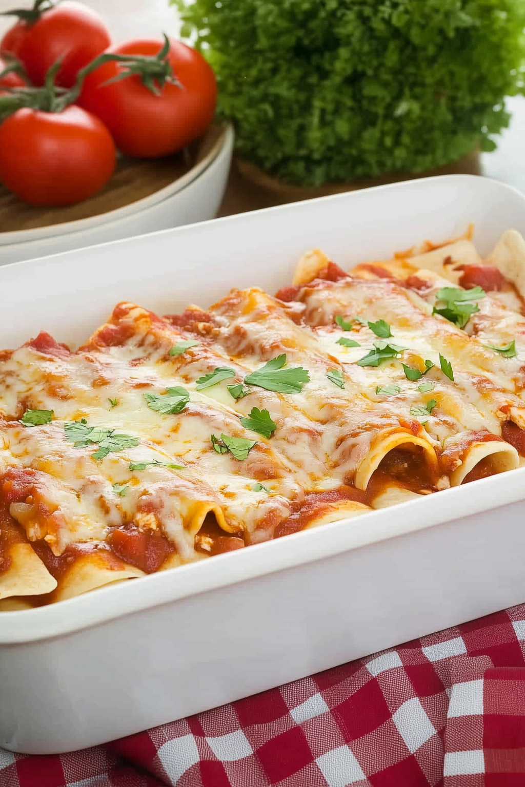 Healthy Chicken Enchiladas