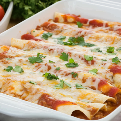 Healthy Chicken Enchiladas