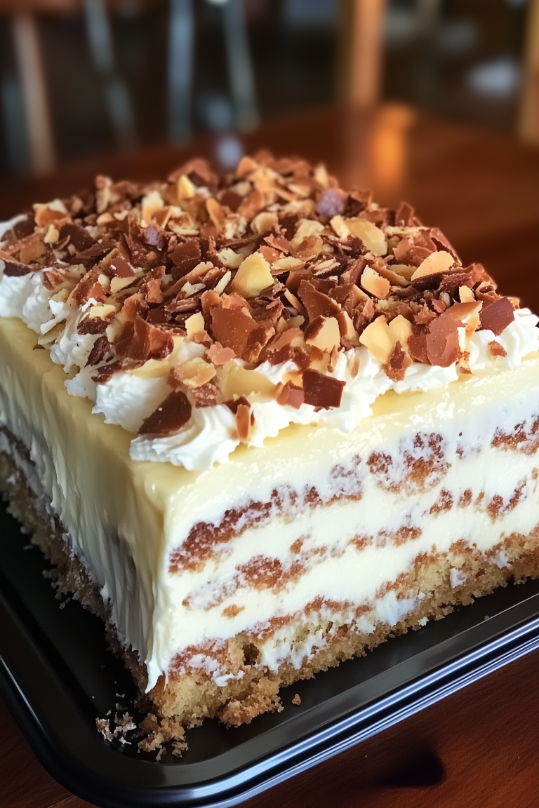 Italian Cream Sheet Cake