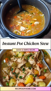 Instant Pot Chicken Stew