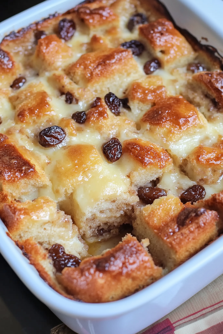 Cinnamon Raisin Bread Pudding – Recipes Of Home