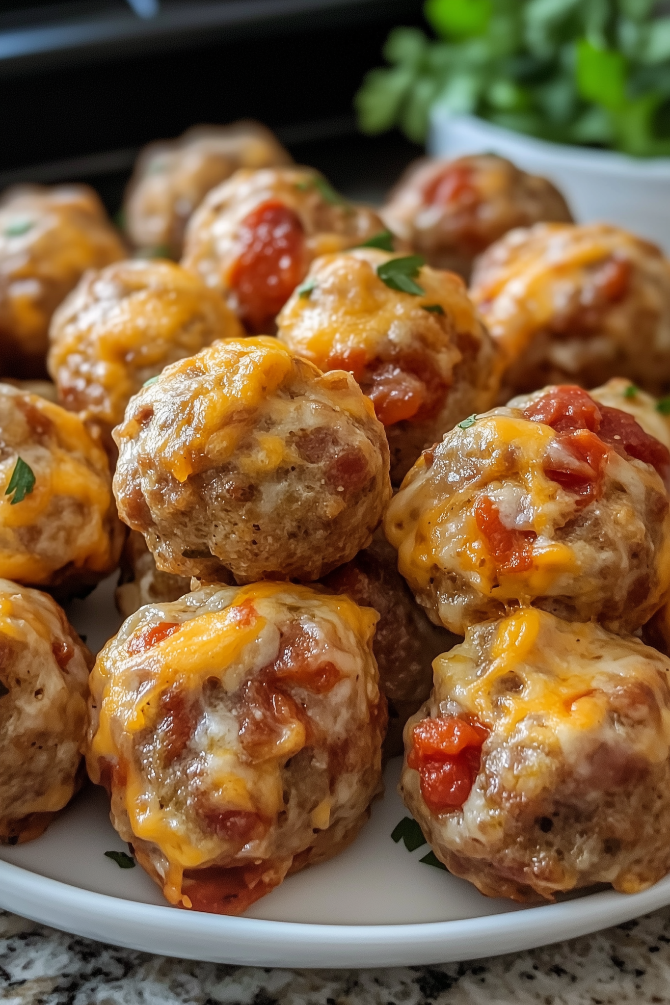 Rotel Cream Cheese Sausage Balls