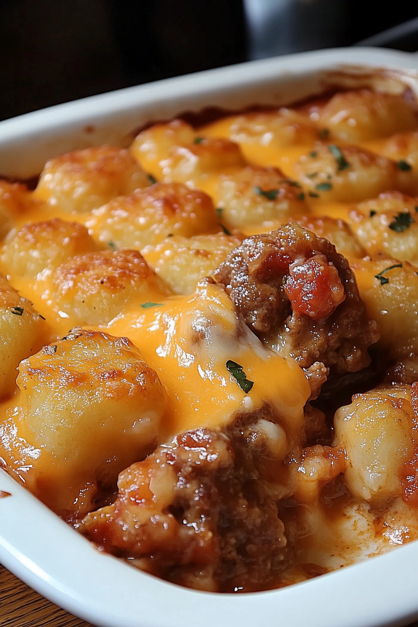 Cheesy Tater Tot Casserole