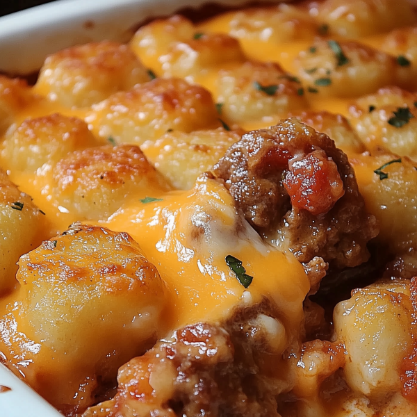 Cheesy Tater Tot Casserole