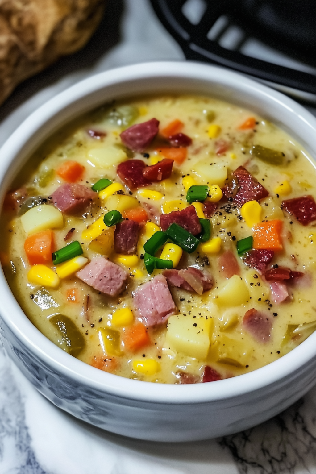 Ham and Potato Corn Chowder