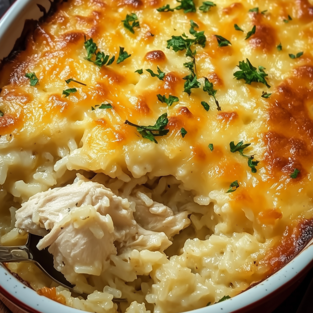 Angel Chicken Rice Casserole