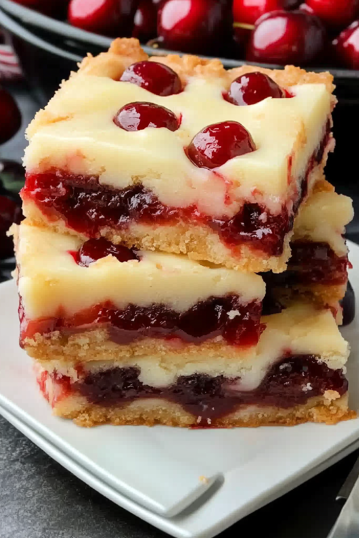 Christmas Cherry Bars – Recipes Of Home