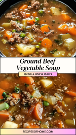 Ground Beef Vegetable Soup