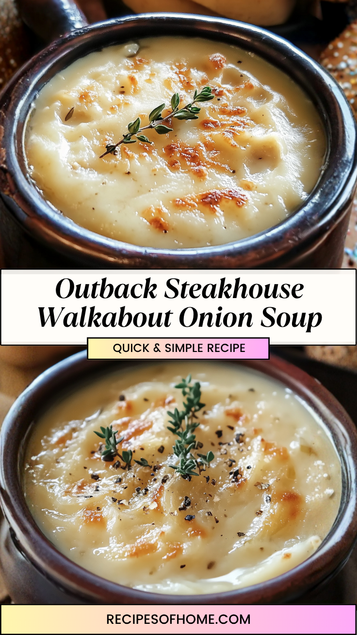 Outback Steakhouse Walkabout Onion Soup Recipe