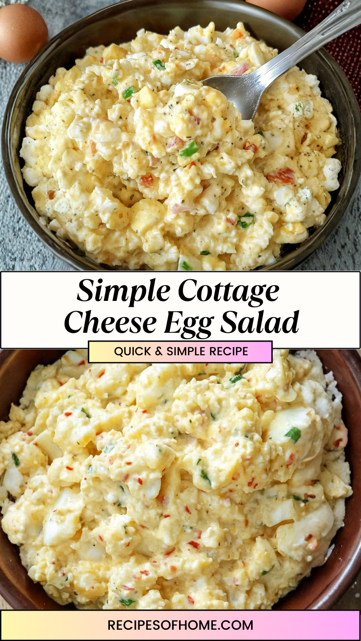 Simple Cottage Cheese Egg Salad