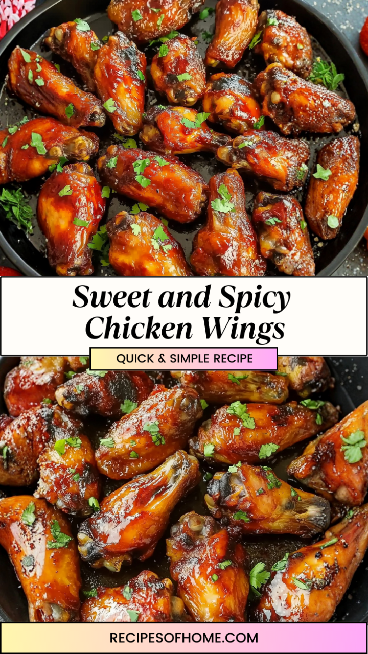 Sweet and Spicy Chicken Wings