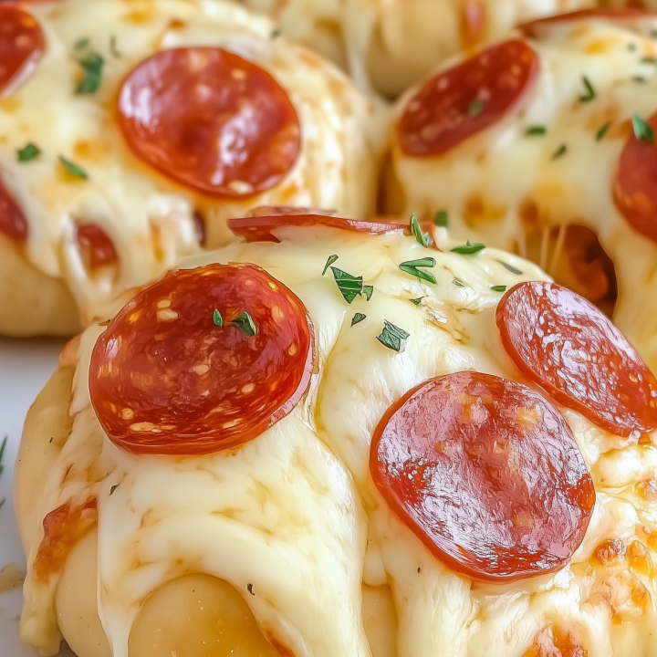 Cheesy Pepperoni Pizza Bombs