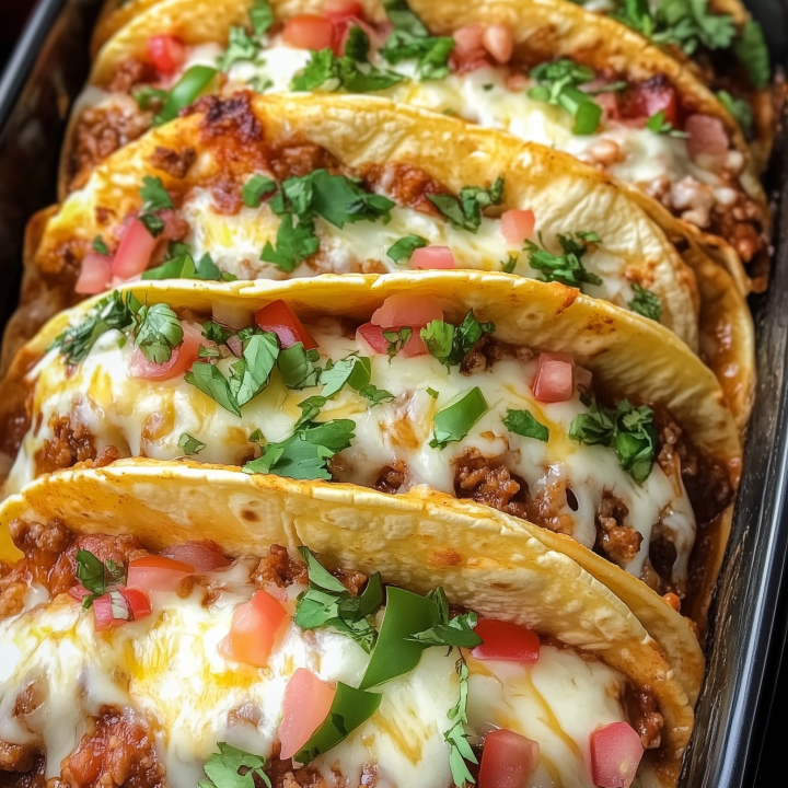 Homemade Crispy Baked Tacos