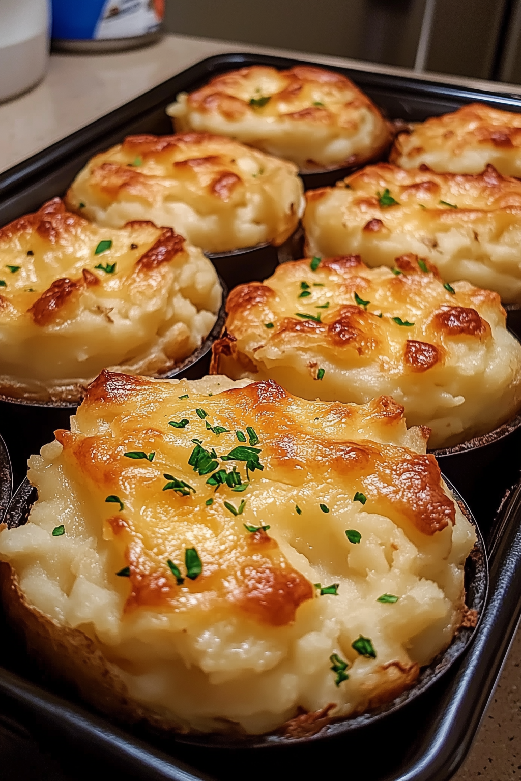 Crispy Mashed Potato Cheese Puffs