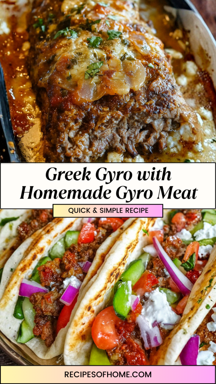 Authentic Homemade Greek Gyros