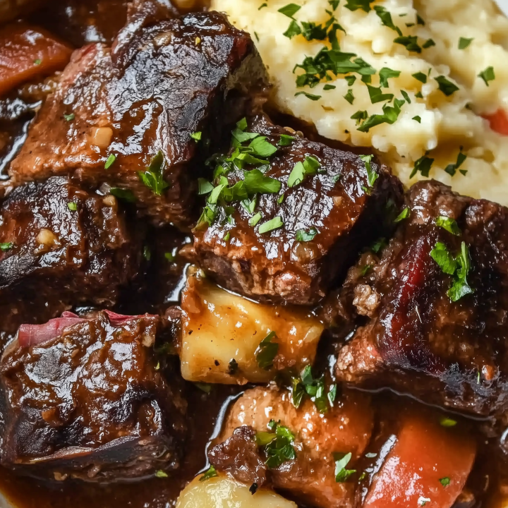 Homemade Red Wine Braised Beef