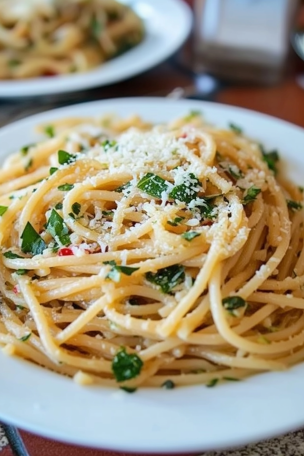 Homemade Garlic Butter Spaghetti with Herbs
