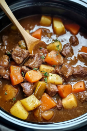 Slow Cooker Sunday Beef Stew