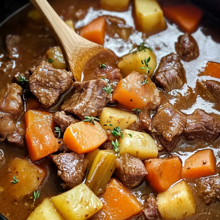Slow Cooker Sunday Beef Stew