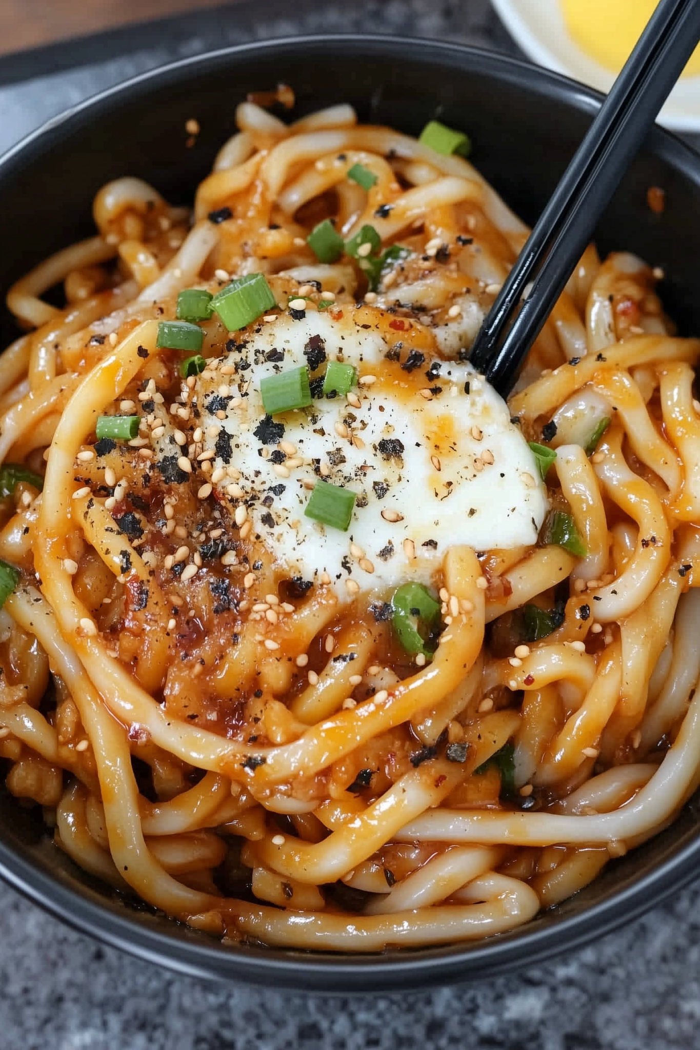Savory & Super Tasty Chili Garlic Udon