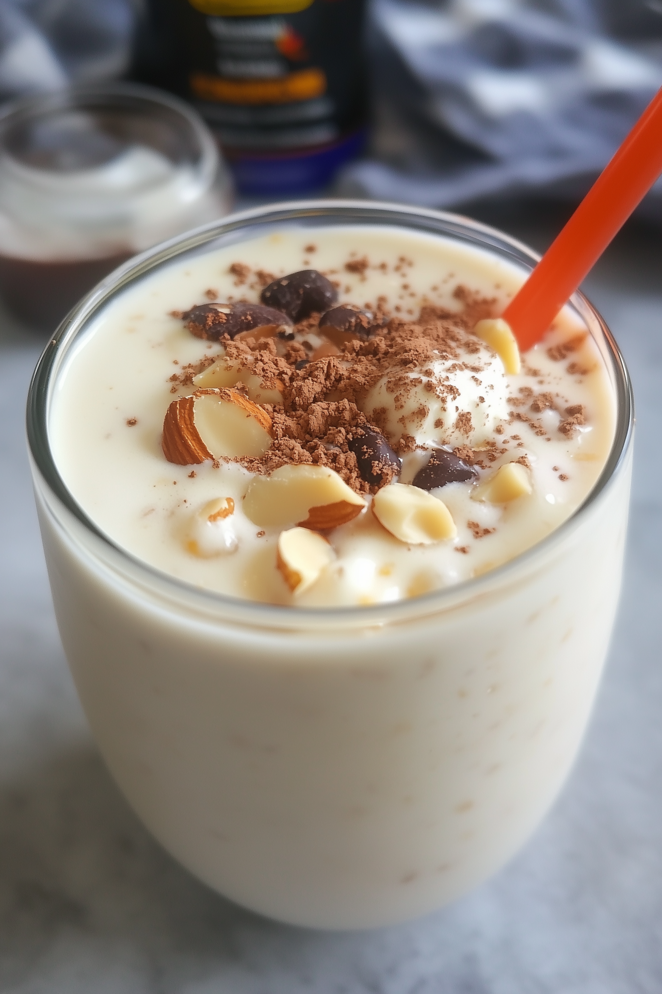 Homemade White Chocolate Orange Almond Latte