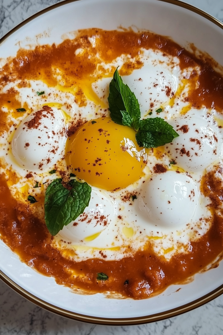 Classic Turkish Eggs (Cilbir)