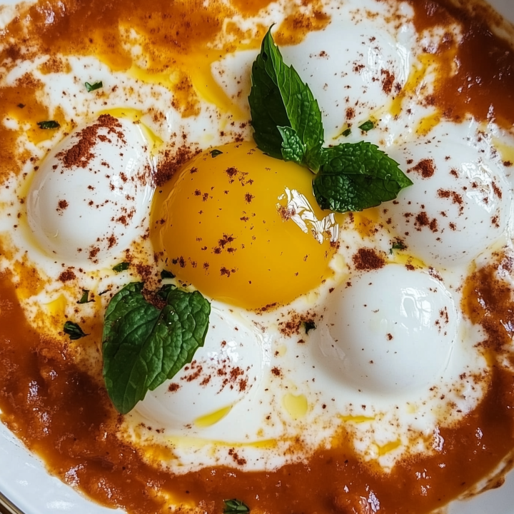 Classic Turkish Eggs (Cilbir)