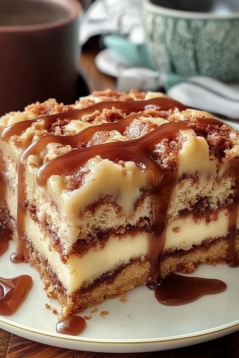 Homemade Tropical Guava Coffee Cake