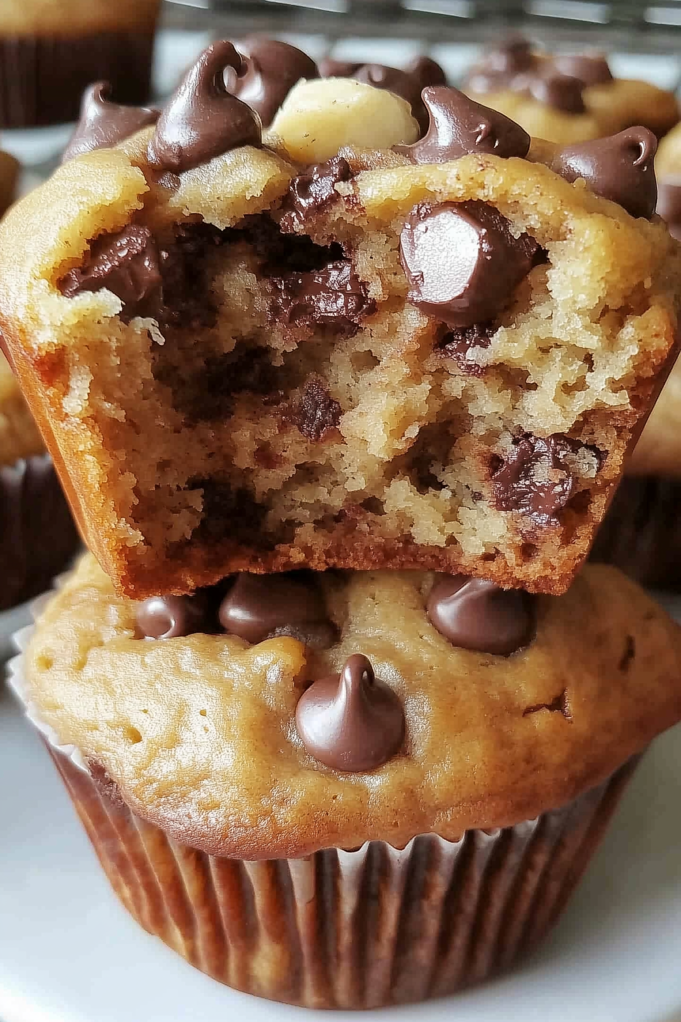 Classic Bakery Banana Chocolate Chip Muffins